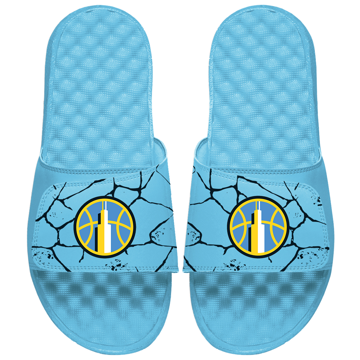 Chicago SKY Shattered Slides – Chicago Sky Online Store by Campus Customs