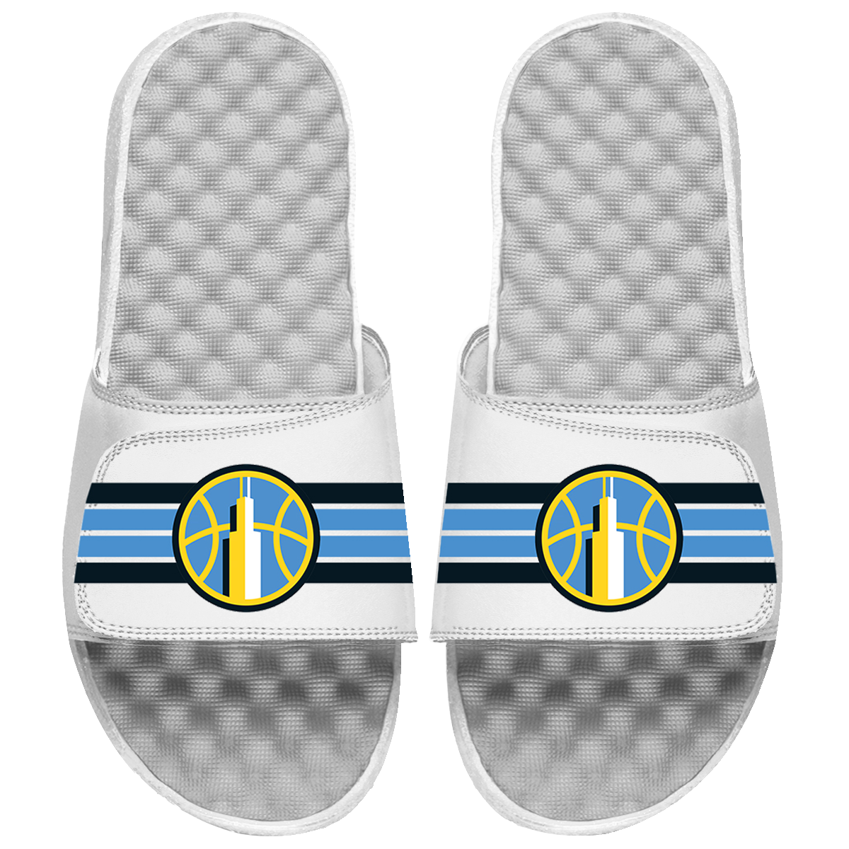 WNBA Chicago Sky Varsity Stripes Slides – Chicago Sky Online Store by ...